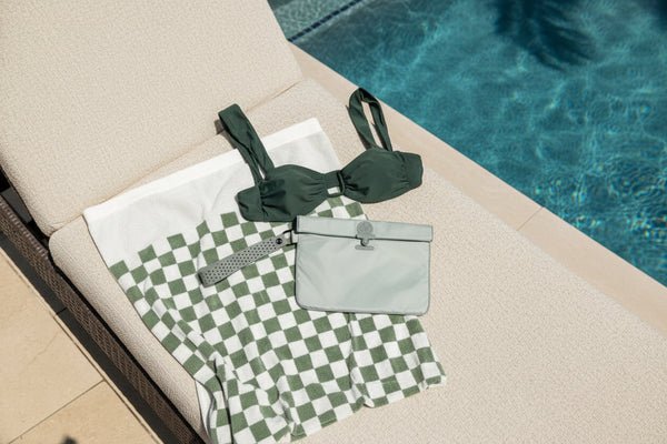 Wet Bag Small - Sage| Waterproof Wet Bag | Spa Bag| Swim Pouch