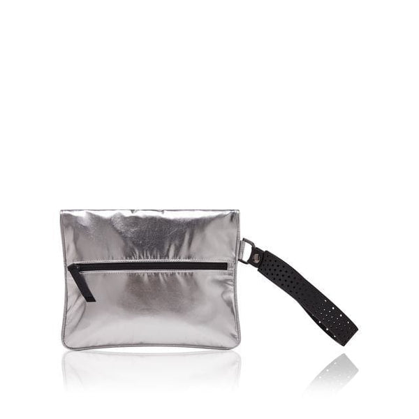 Small Wet Bag - Silver / Ink| Waterproof Wet Bag | Spa Bag| Swim Pouch